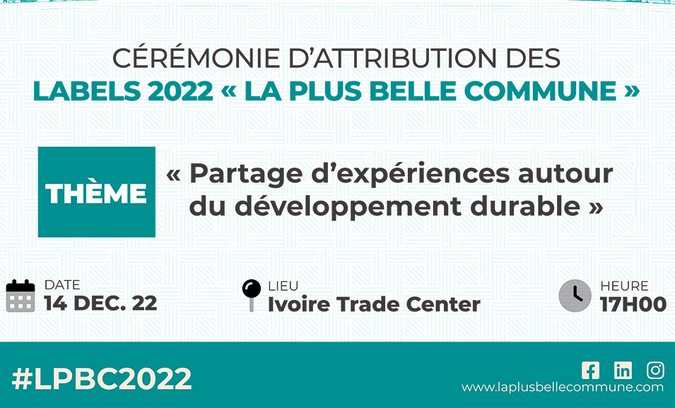 Cérémonie d'Attribution des Labels 2022 ''La Plus Belle Commune ...