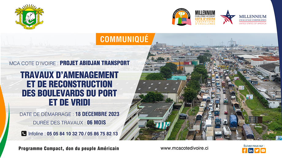 Abidjan Transport Project (ATP) Travaux d’Aménagement et de ...