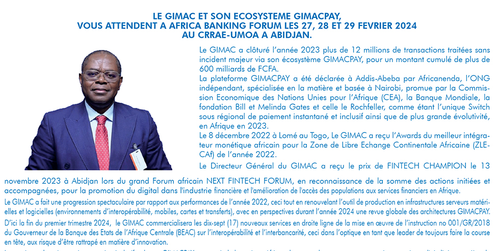Le GIMAC et son écosystème GIMACPAY, vous attendent à Africa Banking ...