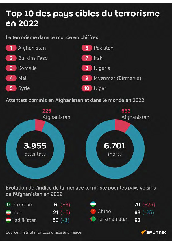 Top 10 des pays impactés par le terrorisme en 2022 - Abidjan.net Documents