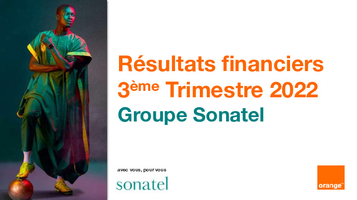 Rapport d'activité - 3ème trimestre 2022 - SONATEL SN - Abidjan.net Documents