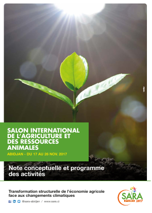Note conceptuelle et programme d'activités du SARA 2017 - Abidjan.net Documents