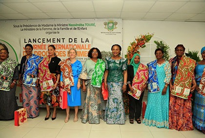Cérémonie de lancement de la Journée Internationale des Droits des Femmes (JIF 2024) - Abidjan ...