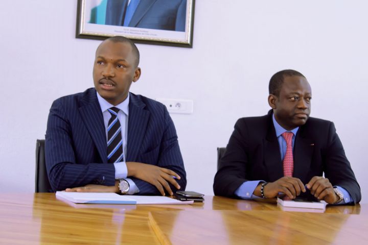 Max Brito, ex international rugby reçu par Touré Mamadou, Conseiller du ...