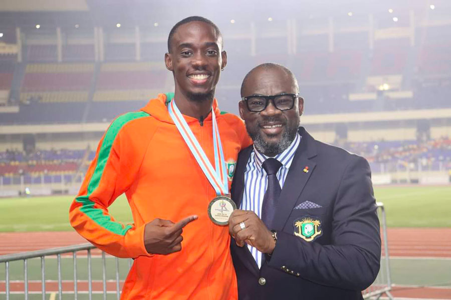 9 ème jeux de la Francophonie : les ivoiriens Jessica Gbaï et Cheickna ...