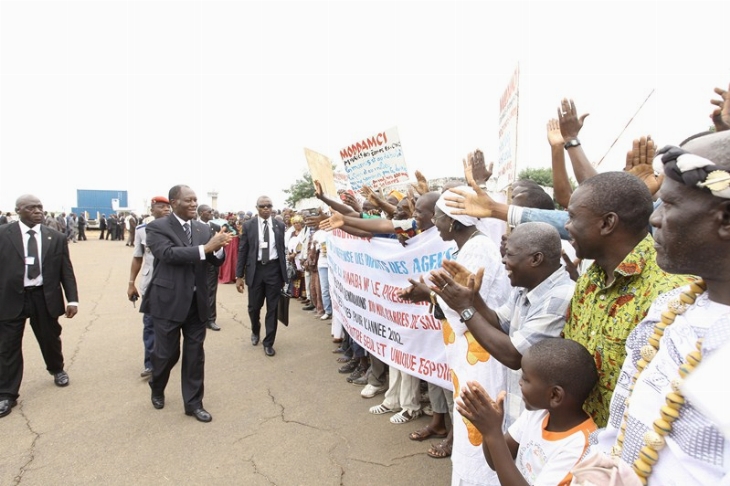 Développement: le Président Ouattara à l`inauguration de l`Usine Olam ...