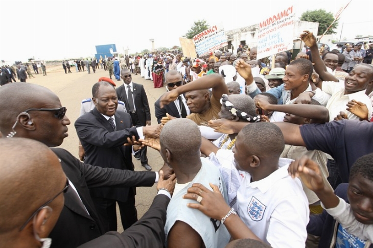 Développement: le Président Ouattara à l`inauguration de l`Usine Olam ...