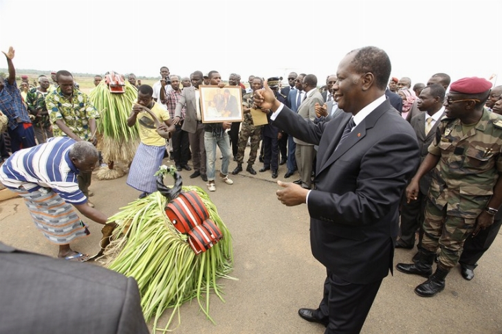 Développement: le Président Ouattara à l`inauguration de l`Usine Olam ...