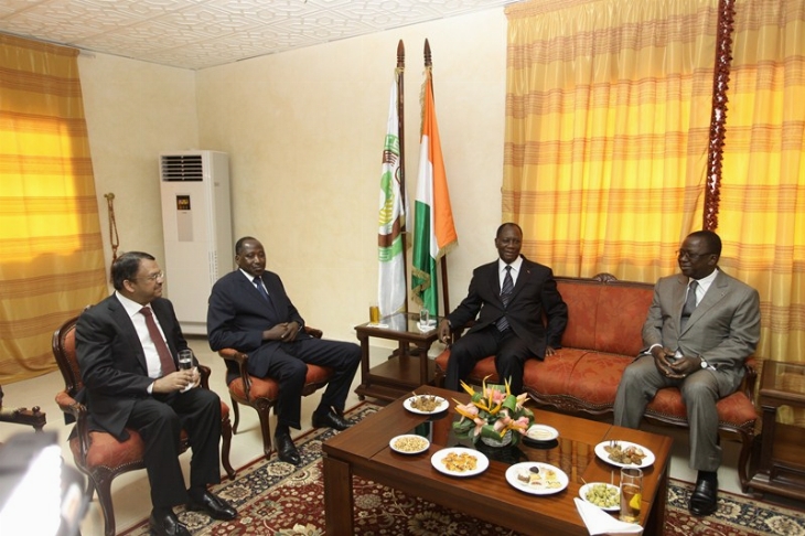 Développement: le Président Ouattara à l`inauguration de l`Usine Olam ...