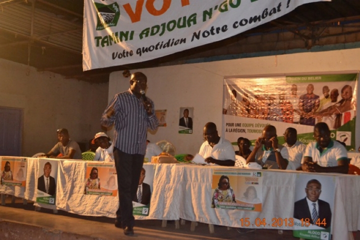 Election régionale dans le Bélier: Arthur Aloco occupe le terrain ...