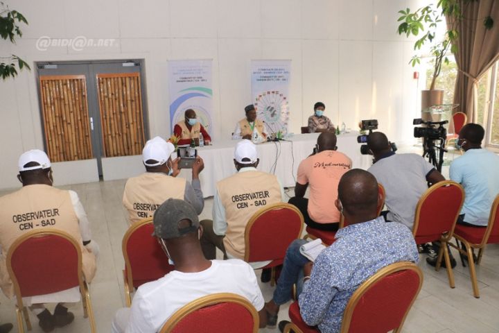 Législatives 2021: Conférence de presse de la mission d`observation de ...