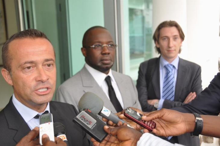 Audience du Premier Ministre : Ahoussou Jeannot reçoit M. Lionel ...