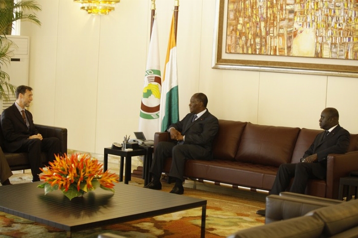 Audiences du chef de l`Etat: Nick Wescott (Union européenne) chez le ...