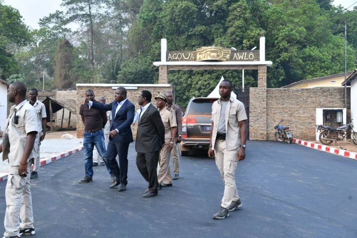 Sakassou : Travaux d`embellissement en prélude à la visite du président ...