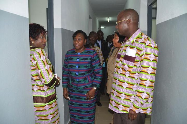 Santé : la ministre Raymonde GOUDOU inaugure l`antenne INHP d`Abobo ...
