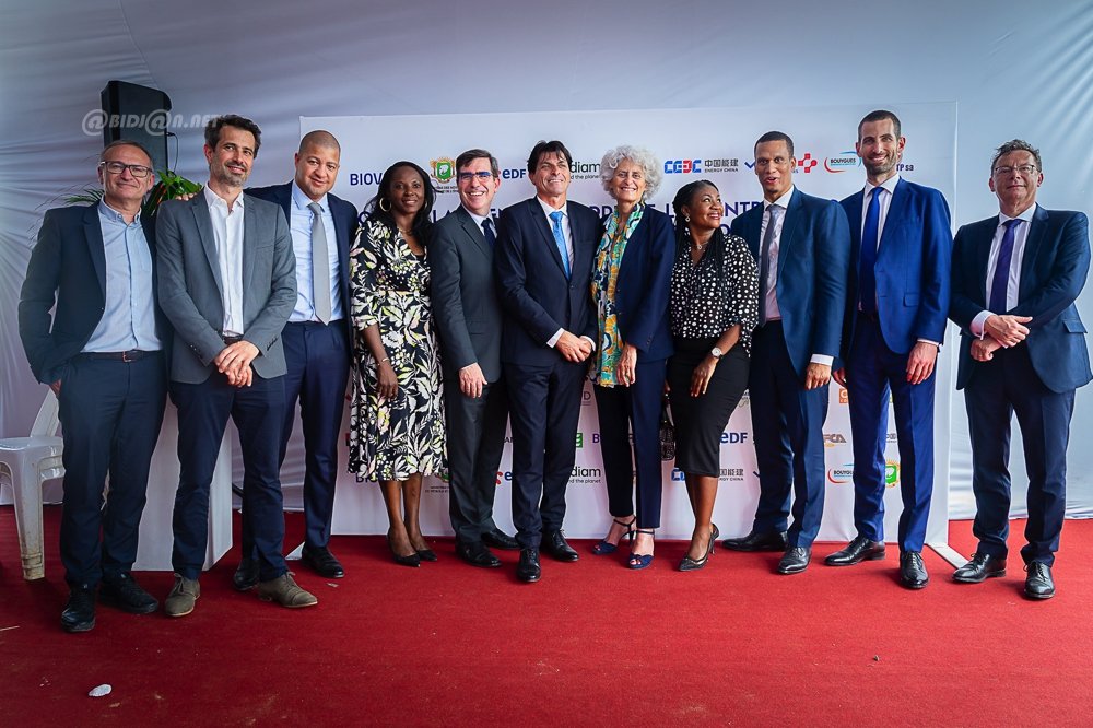 Côte d'Ivoire : EDF, Meridiam et SIFCA posent la première pierre de la ...