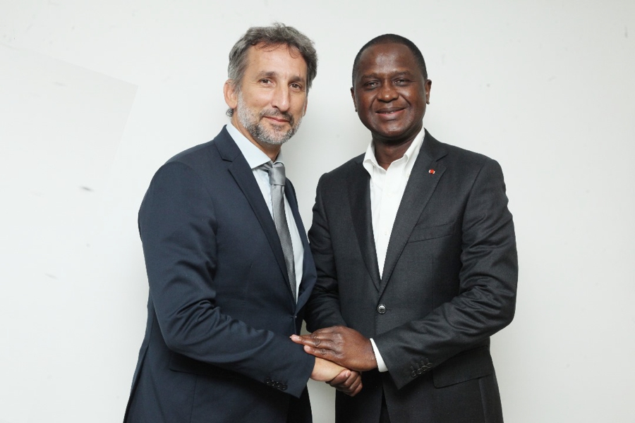 Côte d’ivoire : le Président du Patronat échange avec le Directeur ...
