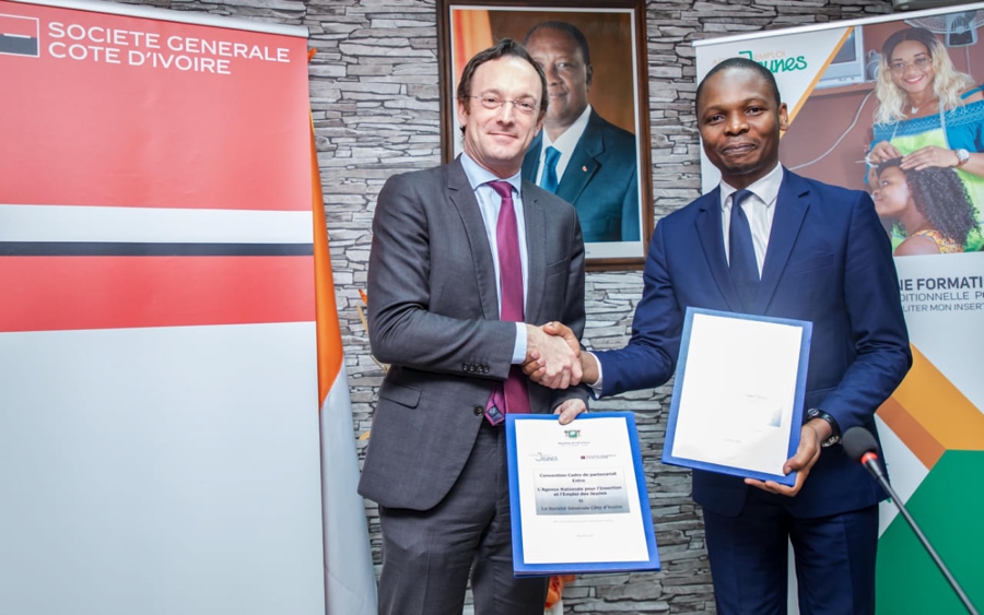 Financement de l'entrepreneuriat : Société Générale Côte d’Ivoire et l'Agence Emploi Jeunes ...