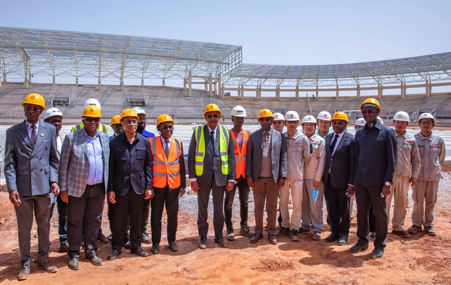 Korhogo/ CAN 2023 : Patrick Achi visite le stade en construction ...