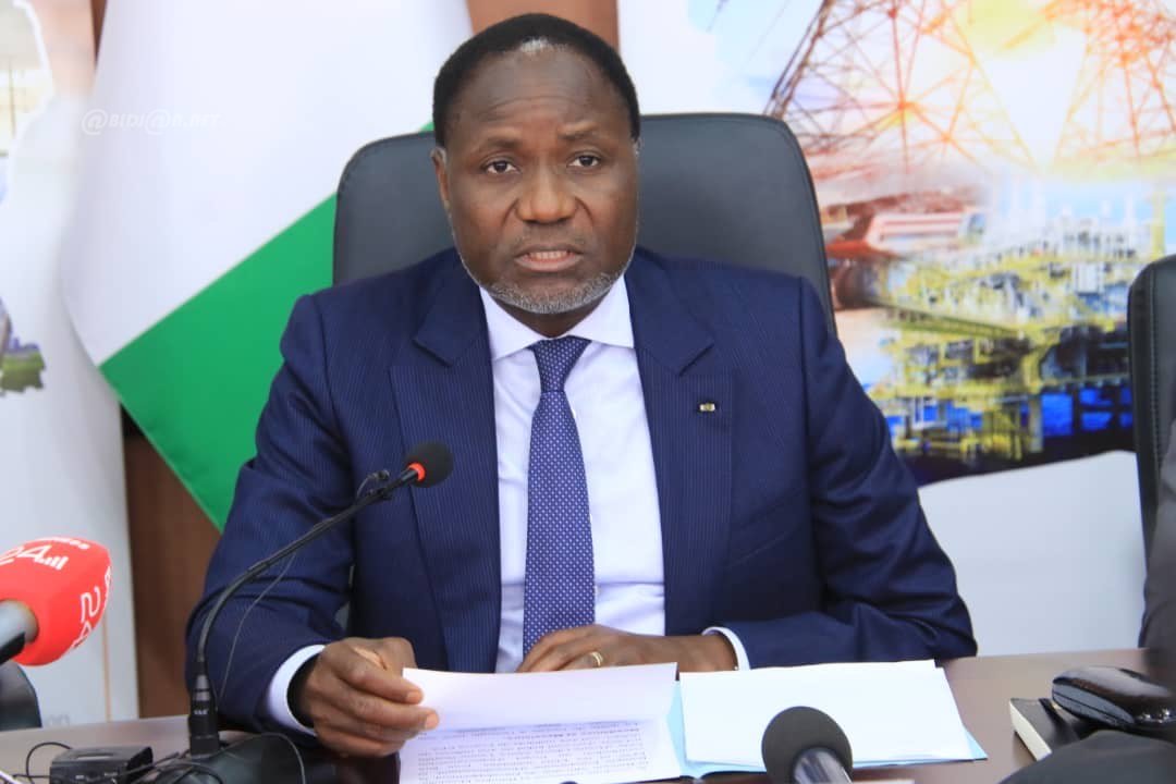 Le Ministre Ivoirien Des Mines Du Pétrole Et De Lenergie Mamadou