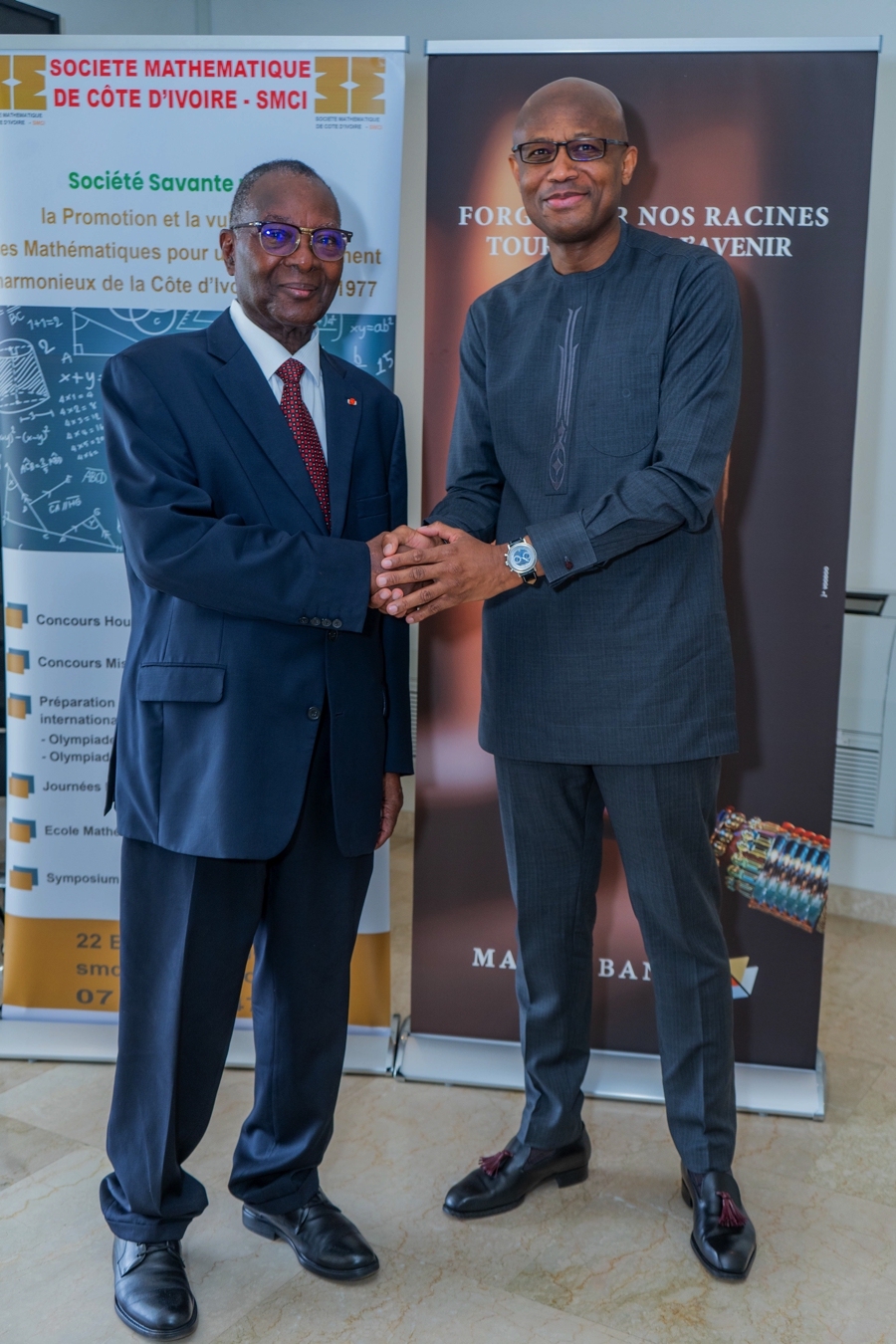 Olympiades Africaines et Mondiales de Mathématiques: MANSA BANK et la Société Mathématique de ...