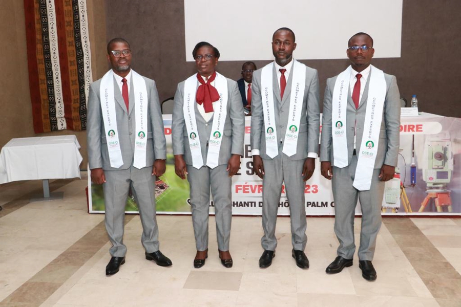 Prestation de serment : Quatre nouveaux experts géomètres inscrits au ...