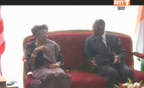 Coopération: la Présidente du Liberia, Helen Johnson Sirleaf en visite ...