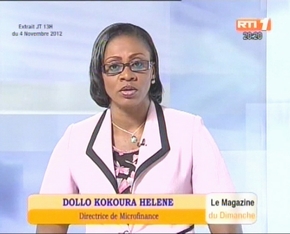 Economie: Mme Dollo Kokoura Helene, directrice de la Microfinance ...