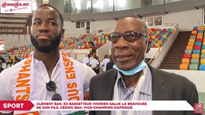 Florent Bah, ex basketteur ivoirien salue la bravoure de son fils ...