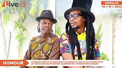 Spectacle: le grand retour de Zongo et Tao le 29 octobre 2022 au Palais ...
