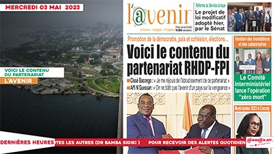 TITROLOGUE 03 MAI 2023 / Partenariat entre le RHDP ET LE FPI - Abidjan.net Vidéos