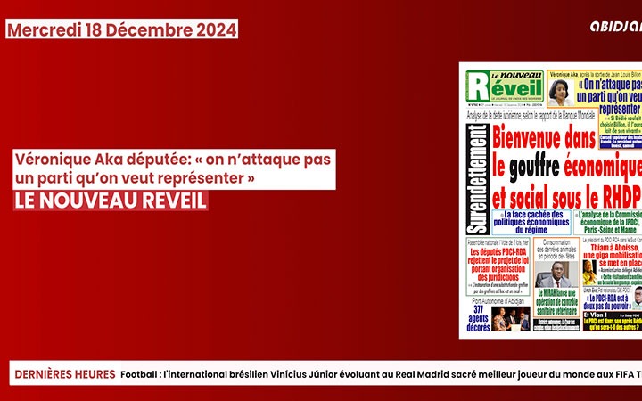 Titrologue du Mercredi 18 décembre 2024/Meurtre à Yopougon-Lokoua, le principal suspect cueilli ...
